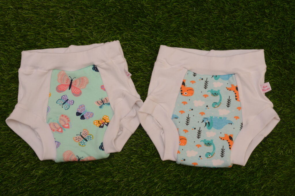 Cotton padded Boxer pull up only trainers – CuteMonstersDiapers